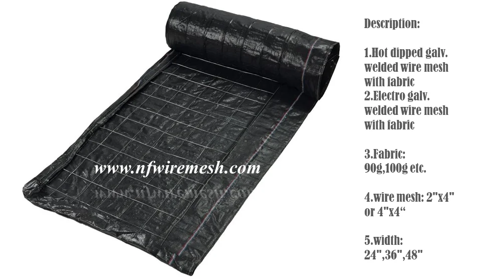 Black Heavy-Duty Geotextile Fabric Woven Silt Fence Wire-Backed PP for ...