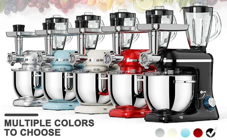 Commercial Kitchen Multifunction 5 In 1 Stand Mixer Baking Bread Dough ...
