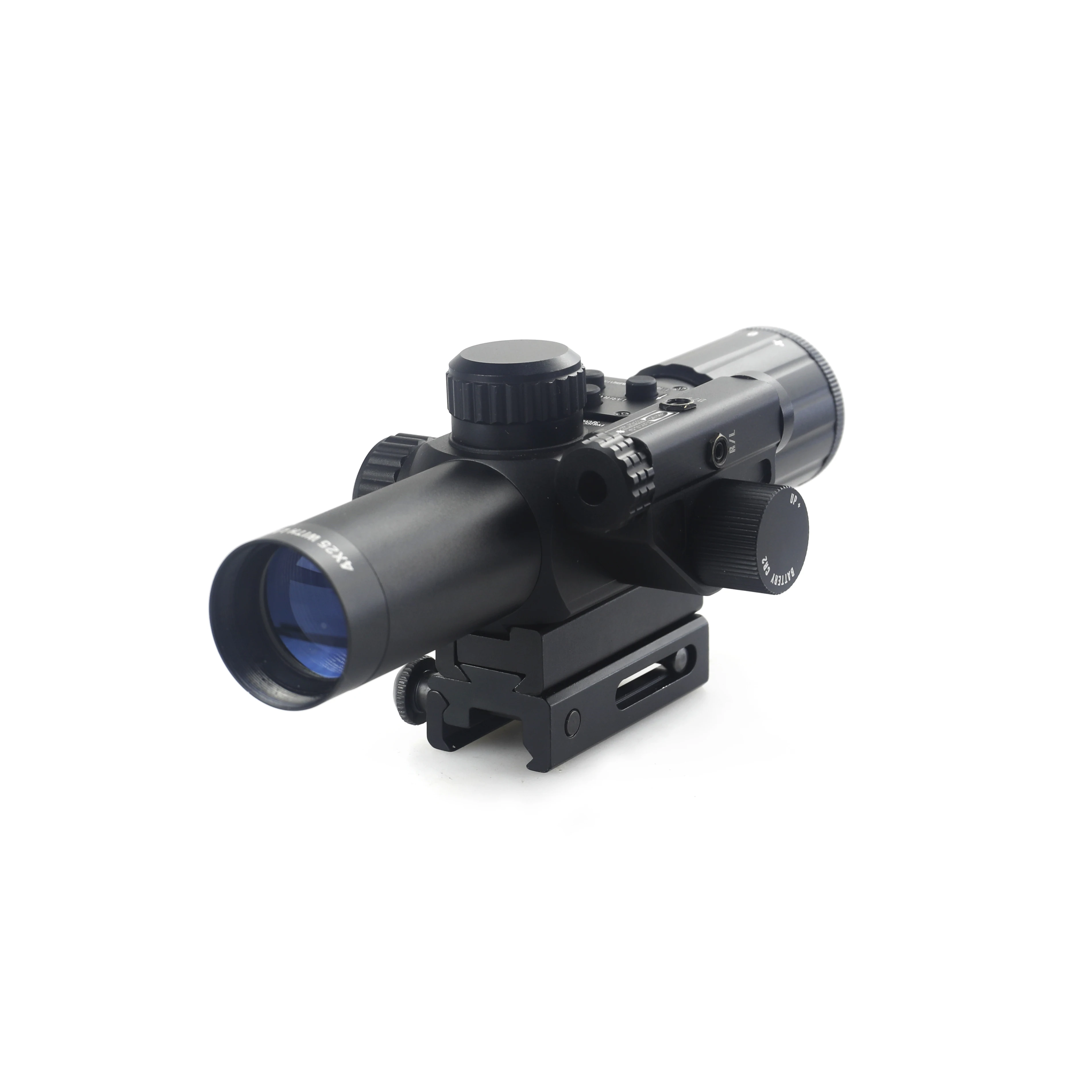 Spike 4x25 Short Scope M6 Scope with Red Laser| Alibaba.com