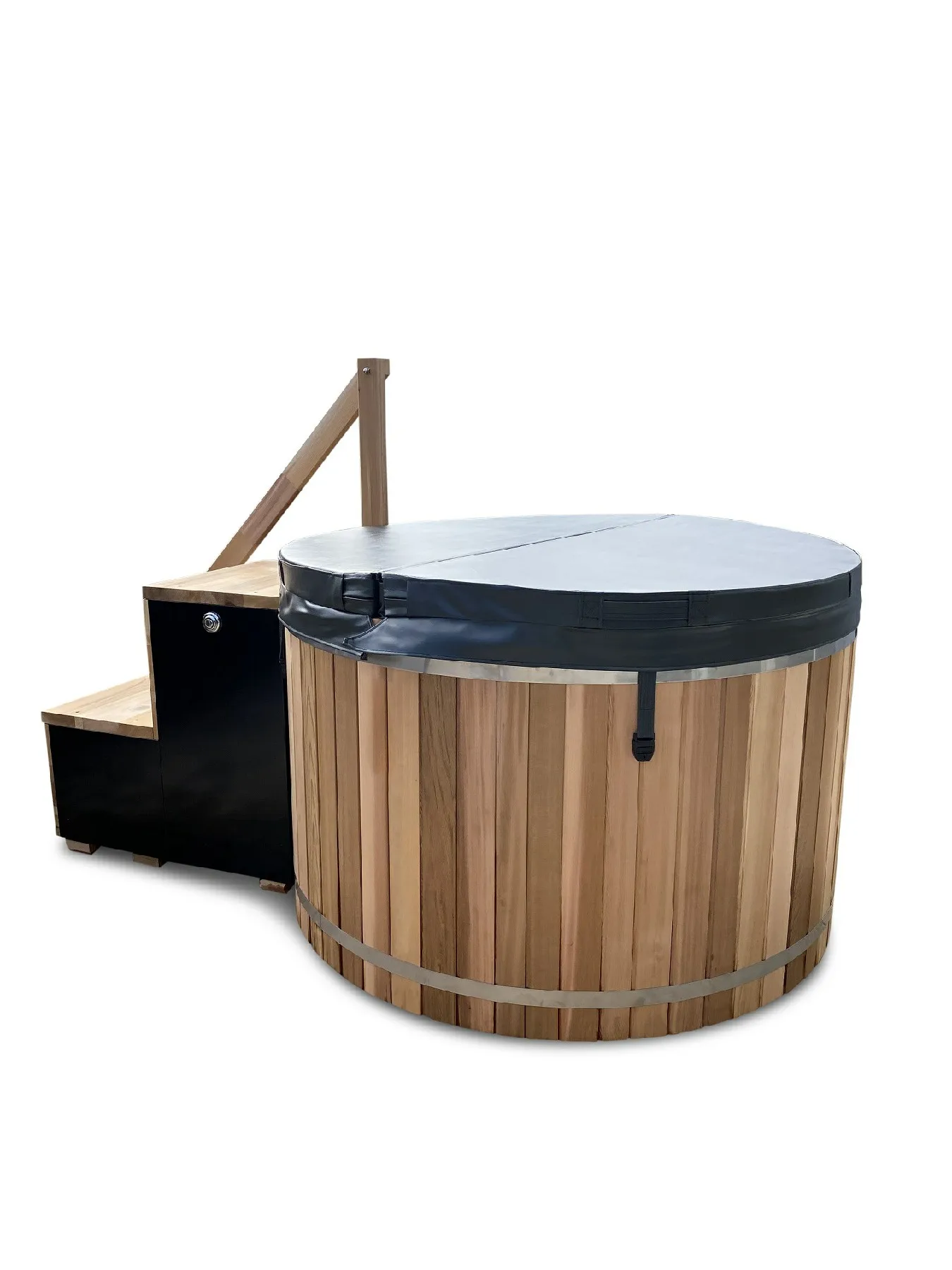 Luxury Outdoor Hot Tubs - Cedar Wood Fired Spa Plunge Tubs
