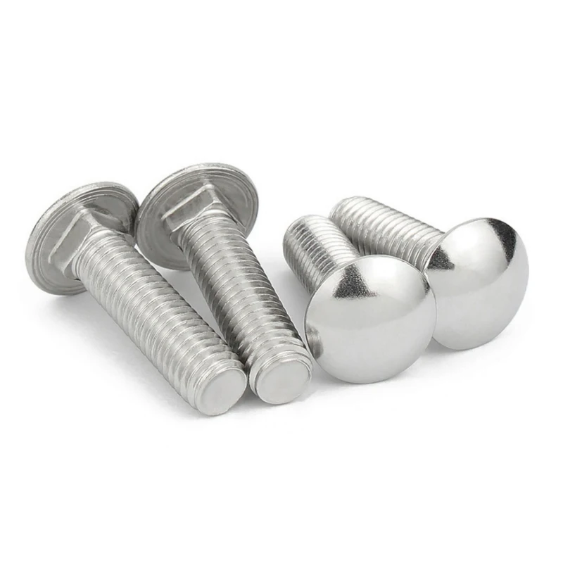 Inox SS304 SS316 A2 A4 Stainless Steel DIN603 Carriage Bolts DIN603 ...