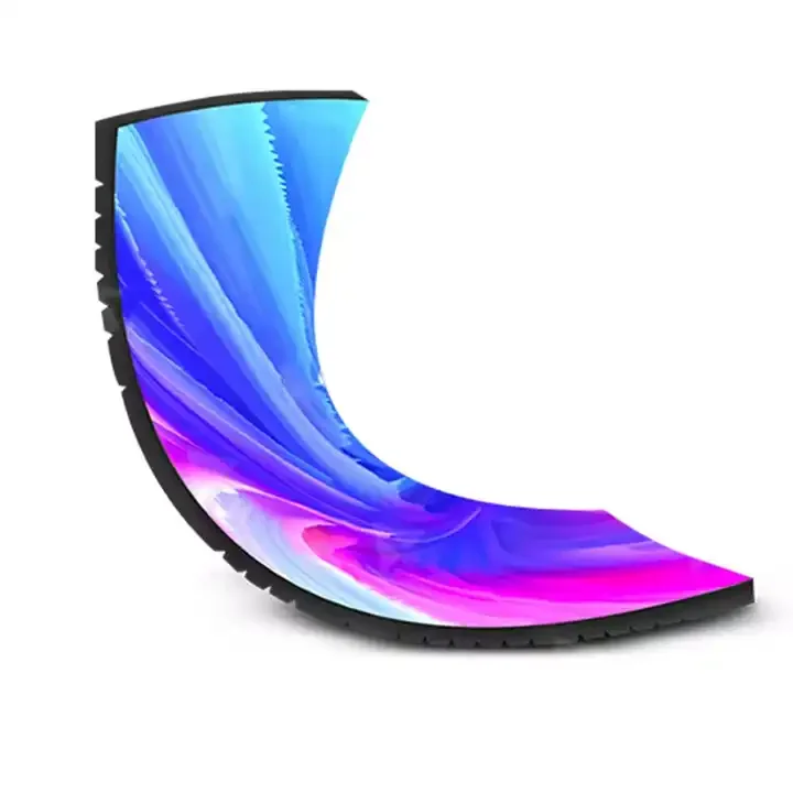 Indoor P2 Curved LED Video Wall Panel Flexible Soft LED Display Screen ...