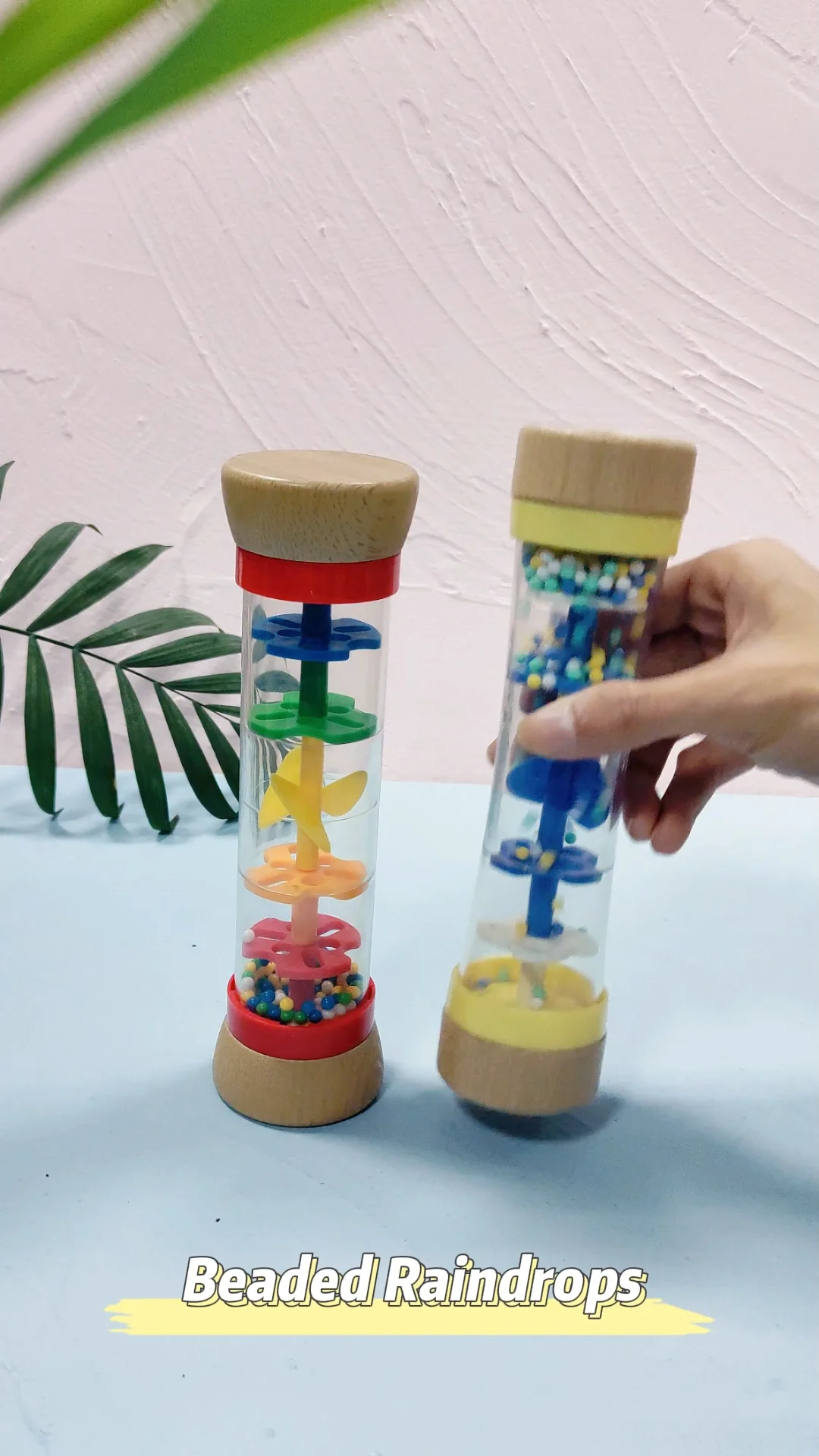 Popular Baby Early Childhood Educational Wood Sensory Music Bead ...