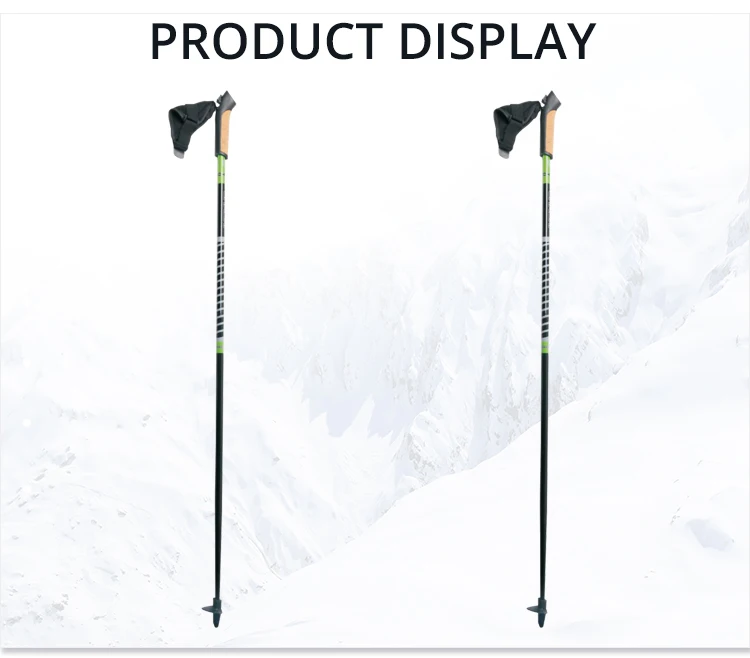 Outdoor Self-defense Hiking Adjustable Folding Mountaineering Stick ...