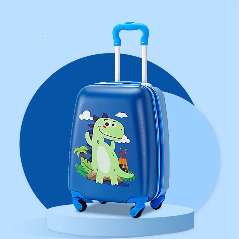 Kids Rolling Luggage Set - Waterproof Suitcase & Animal-Themed Backpack ...