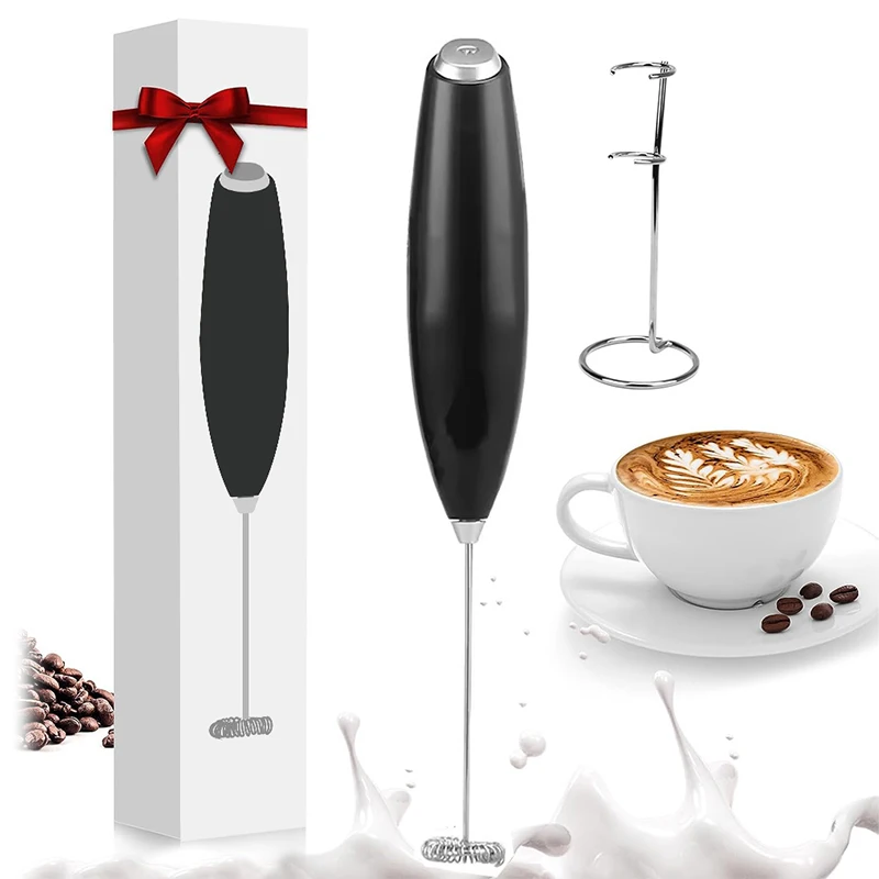 Hand Mixer Kitchen Powerful Foam Maker Stand Automatic Handheld Coffee ...