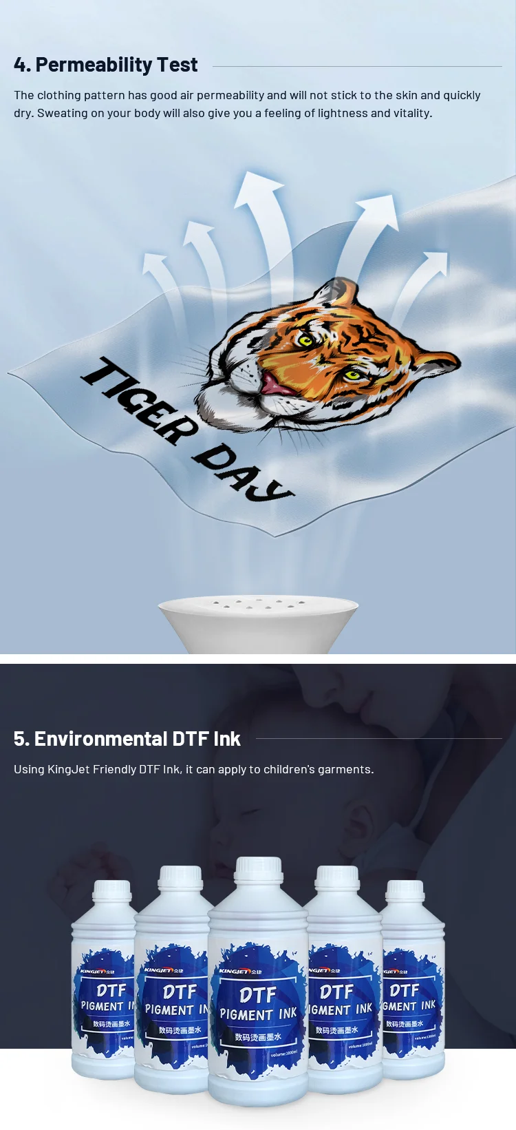 Kingjet DTF Printer Conversion Kit - Efficient T-Shirt Printing