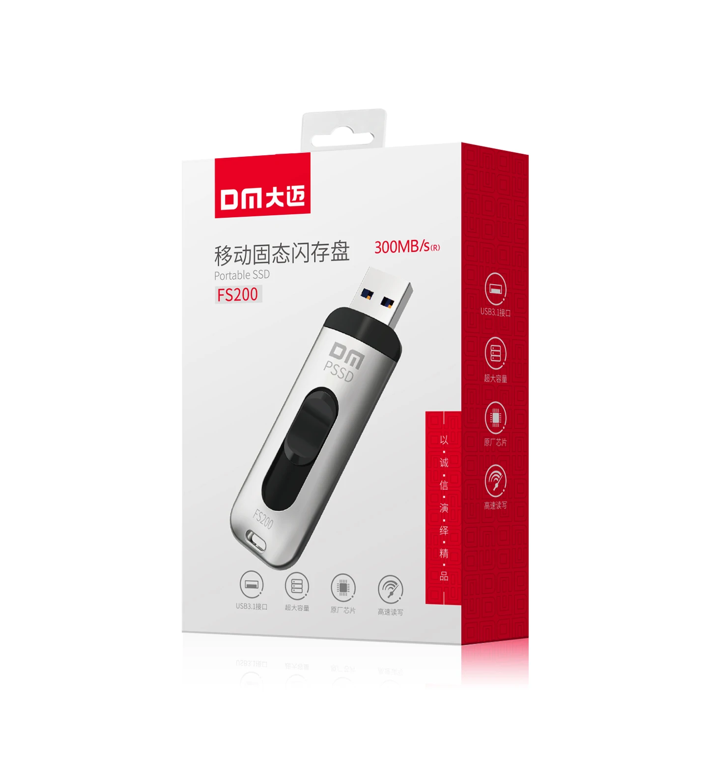 Dm Customized Supplier Portable Ssd Hard Drive Fs200 3.1 - Buy Ssd Hard ...