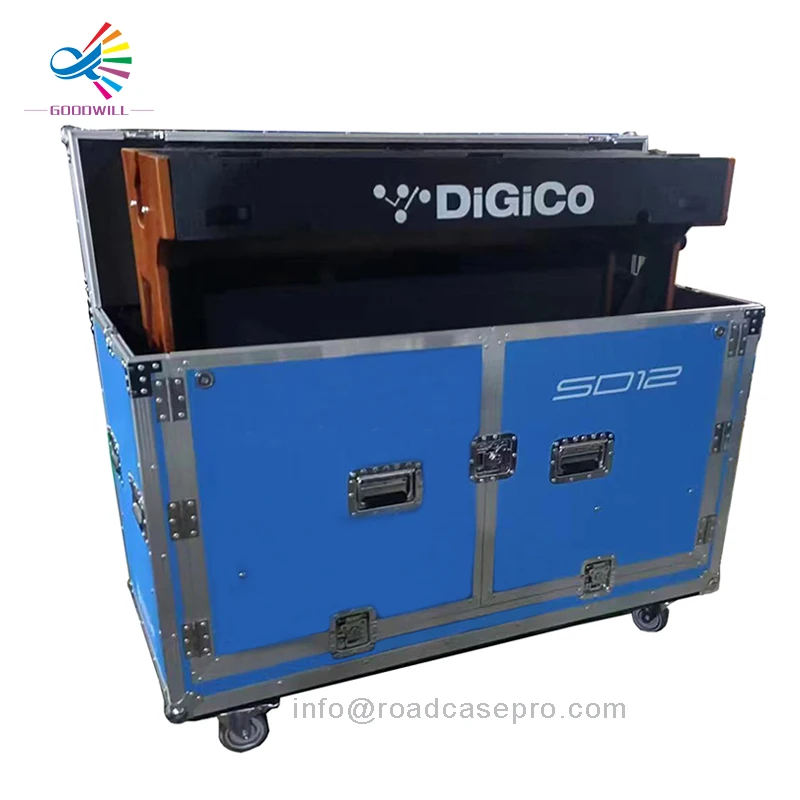 Hydraulic Flight case for Digico SD12 digital mixer flip flight case ...
