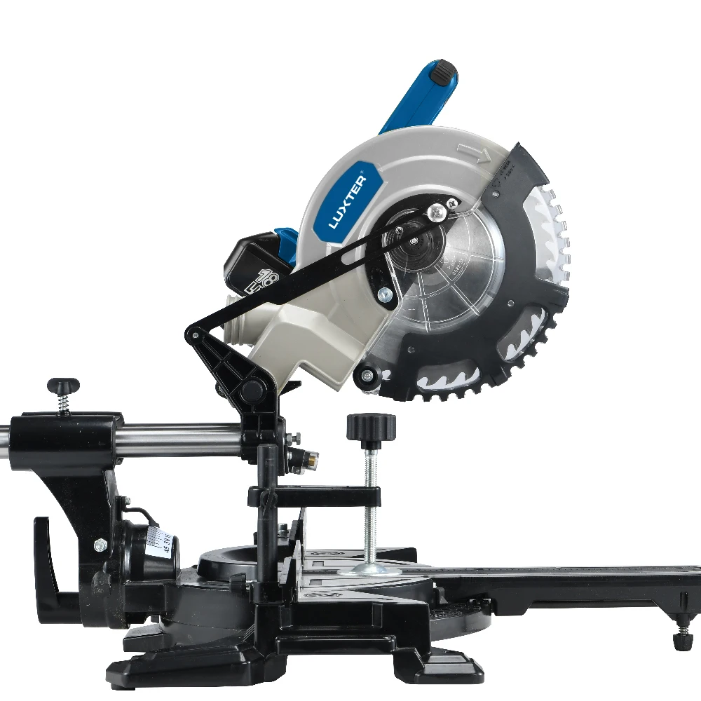 Luxter 20V 210mm Brushless Sliding Miter Saw - Precision Wood Cutting