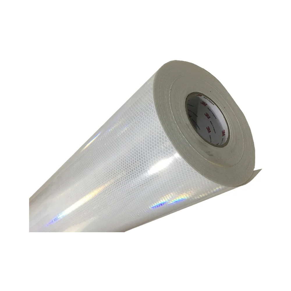 EGP High Reflectivity Prismatic Reflective Sheeting Vinyl White Traffic ...