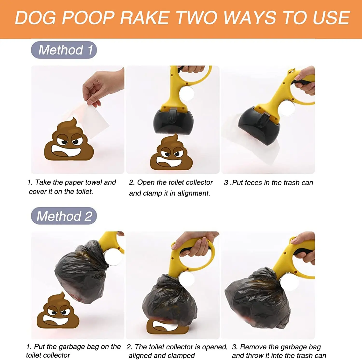 Large Collapsible Dog Poop Catcher - Premium Quality