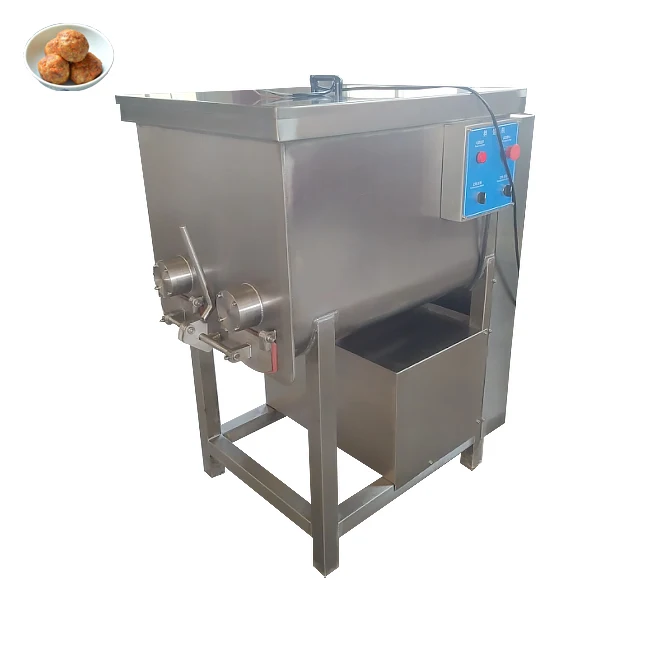 Vacuum Meat Stuffing Mixer Sausage Meat Mixer Meat Mixer Grinder For ...