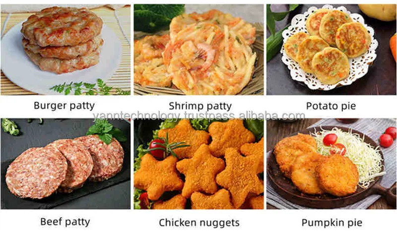 High Quality Meat Patty Burger moulding Machine One person operation ...