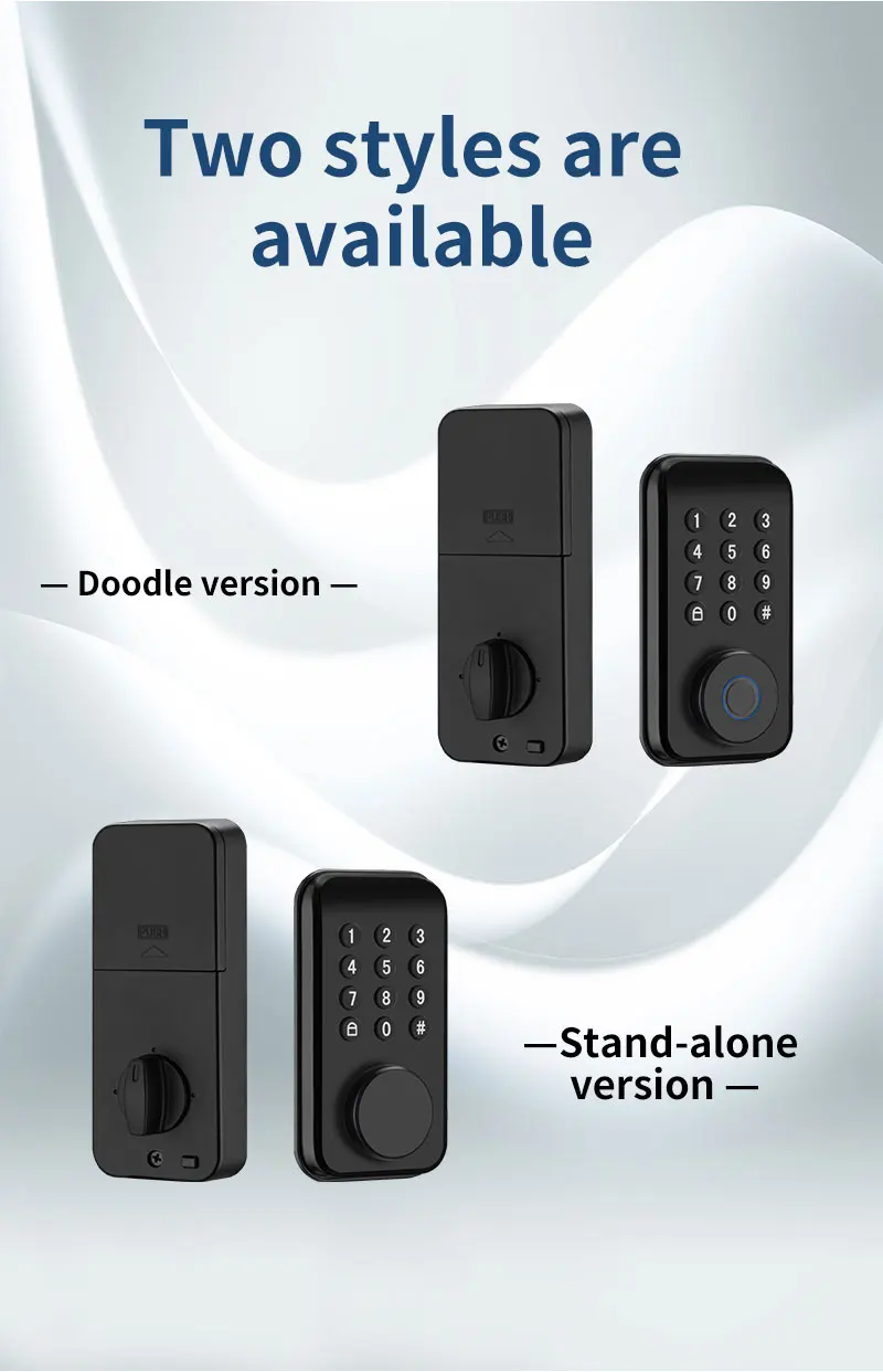 New Arrival Smart Locks For Front Door Password Biometric Fingerprint ...