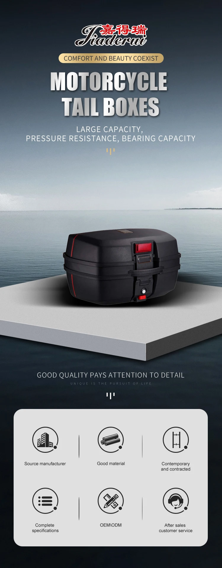 Manufacturer Wholesale Motorcycle Storage Box 32 Litres Delivery Box ...