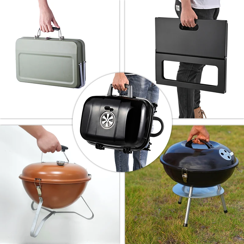 High Quality Barbecue Mini Charcoal Grill - Portable & Folding