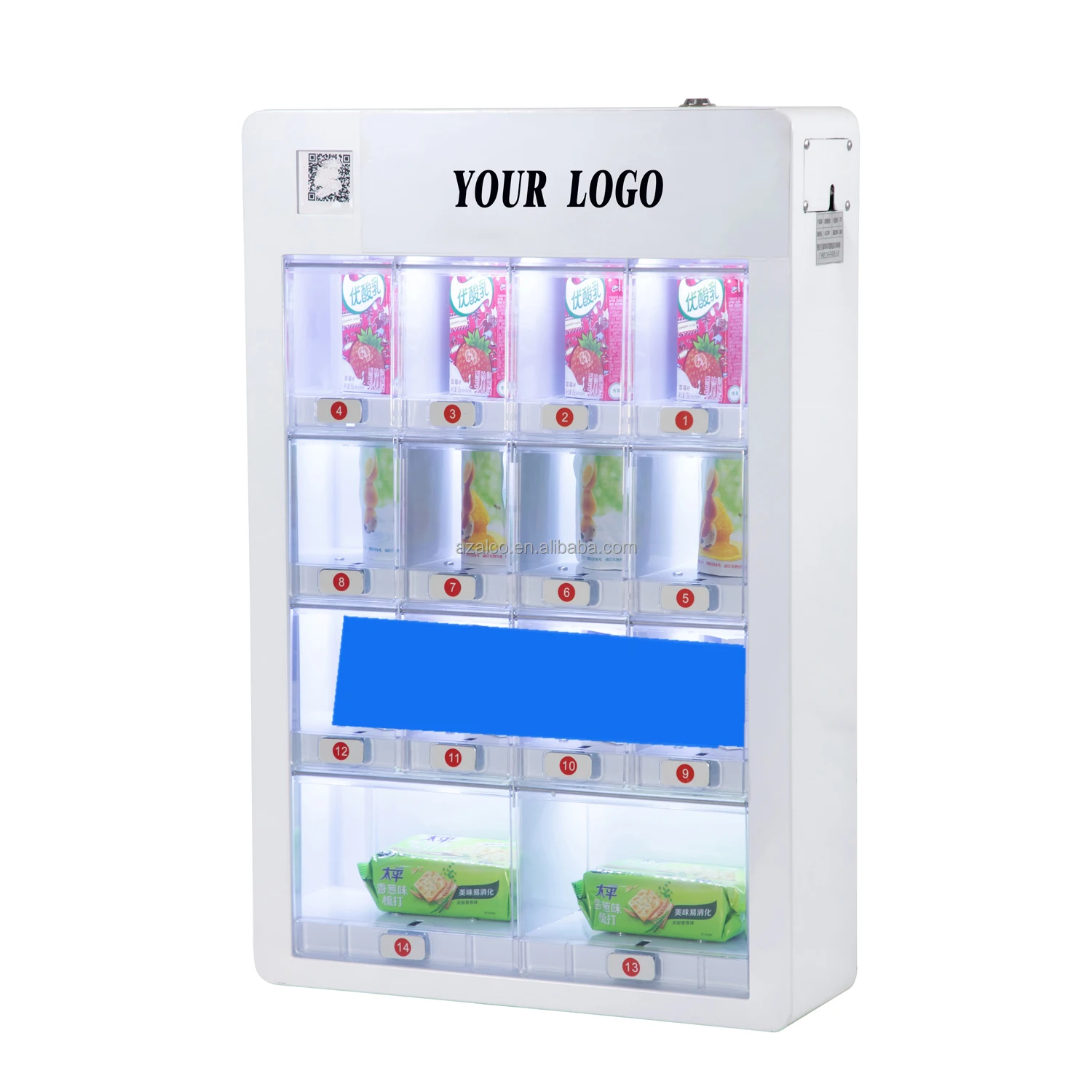 Hotel Smart Wall Mounted Lattice Vending Machine - QR Code Payment