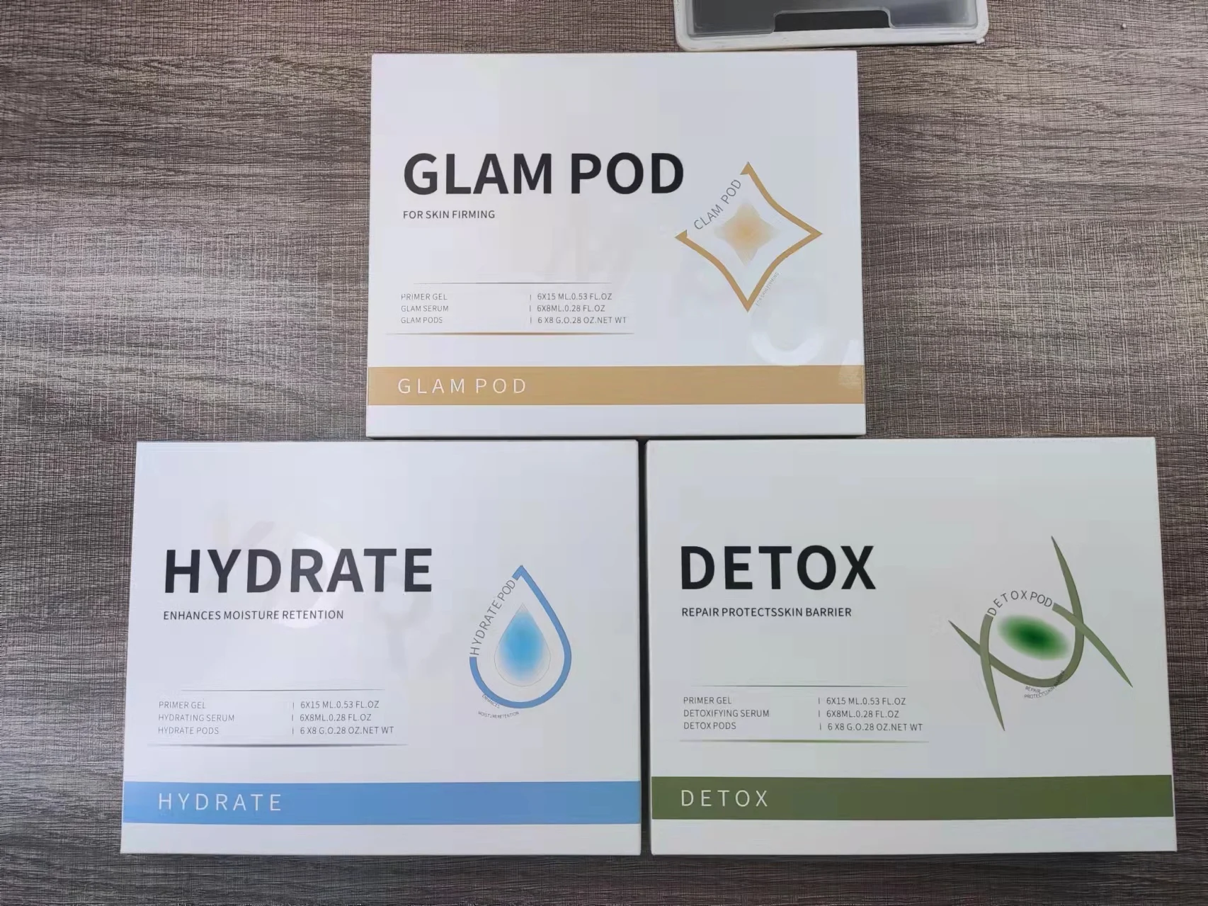 Newest Oxygen Charcoal Pods Detox Glam Co2 Oxygen Pods Capsule Serum ...