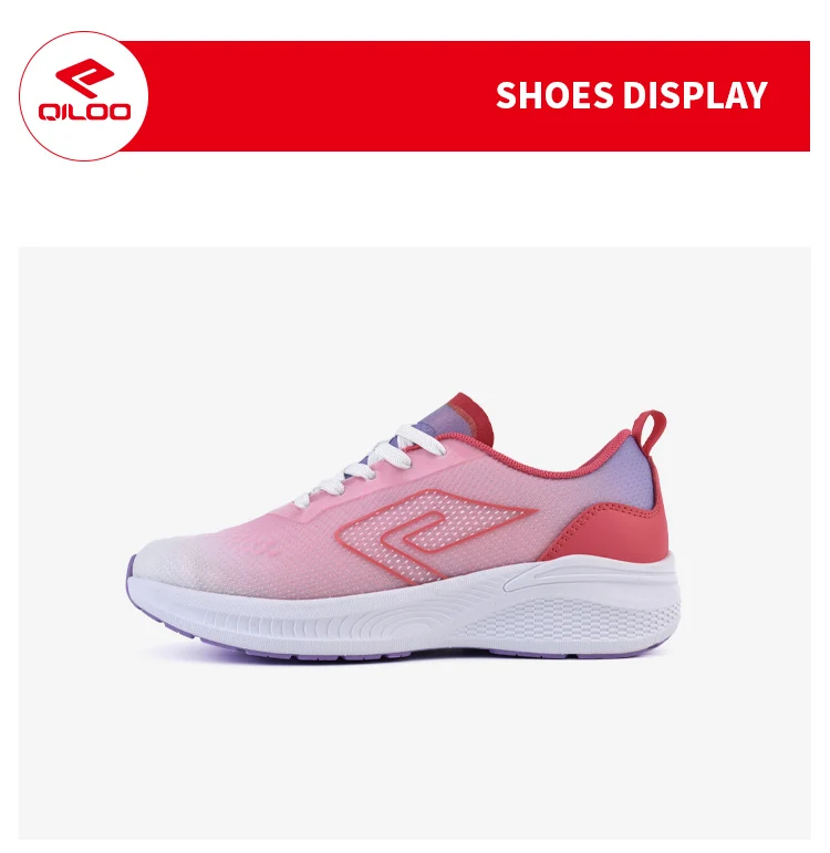 Qiloo Odm/oem Wholesales High Quality Sport Shoes Mesh Woman Casual ...