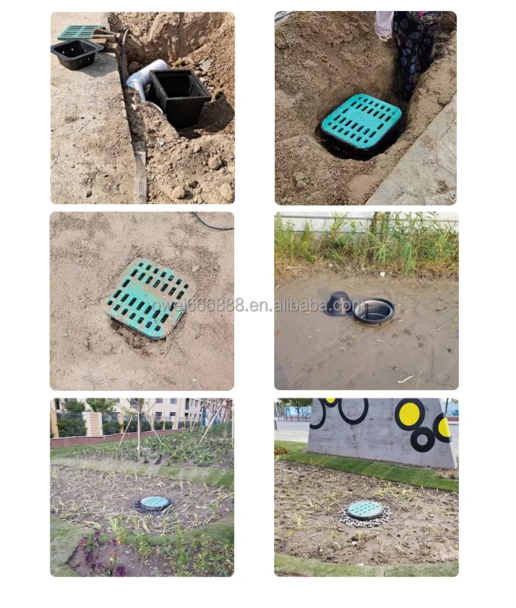 Green Inspection Chamber Plastic Manhole Mould Preservative Invisible ...