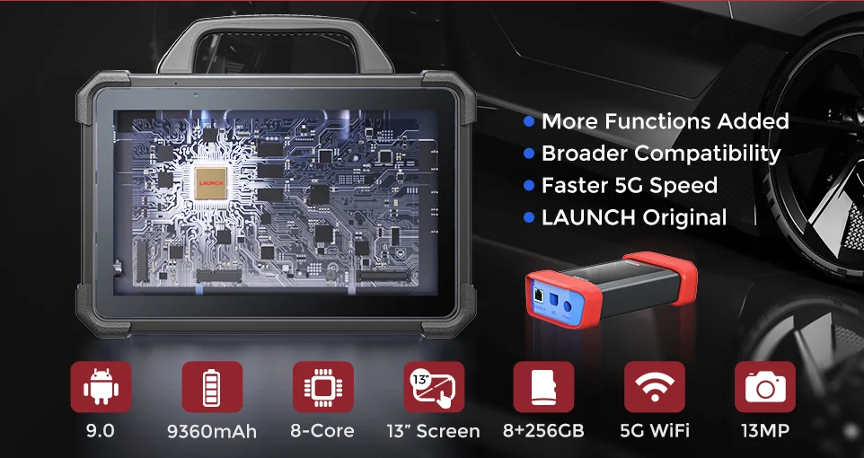 2023 J2534 Reprogramming Tool,Car Diagnostic Machine Launch X431 Pad ...