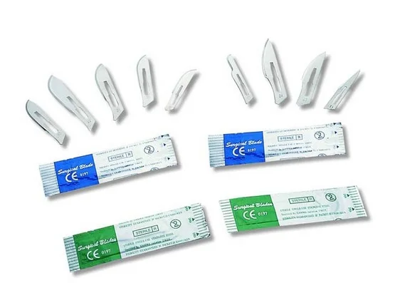 Disposable Medical Carbon Stainless Steel Sterile Blades