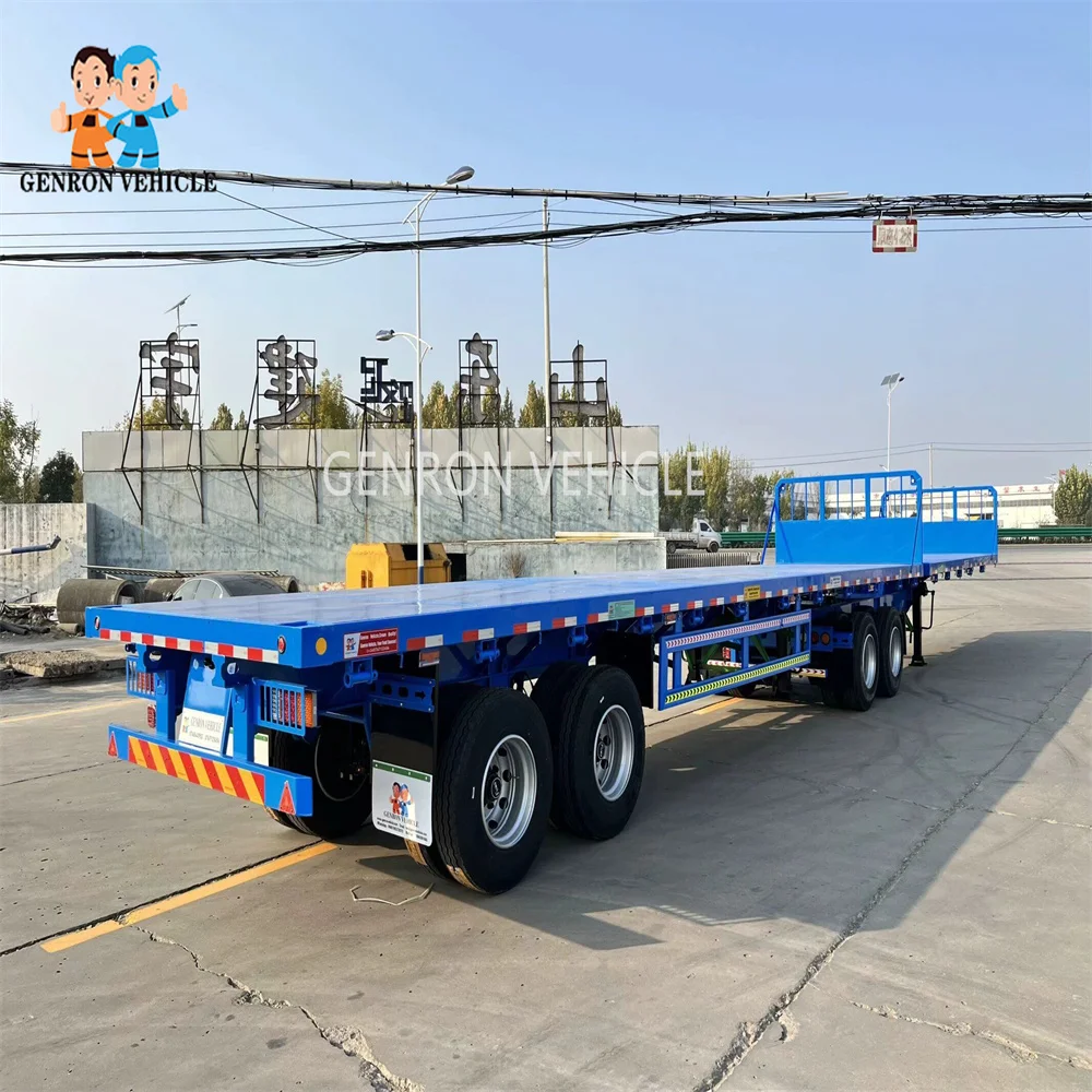 Transporting Heavy Cargo and Containers 2+2 Axle Superlink Container ...