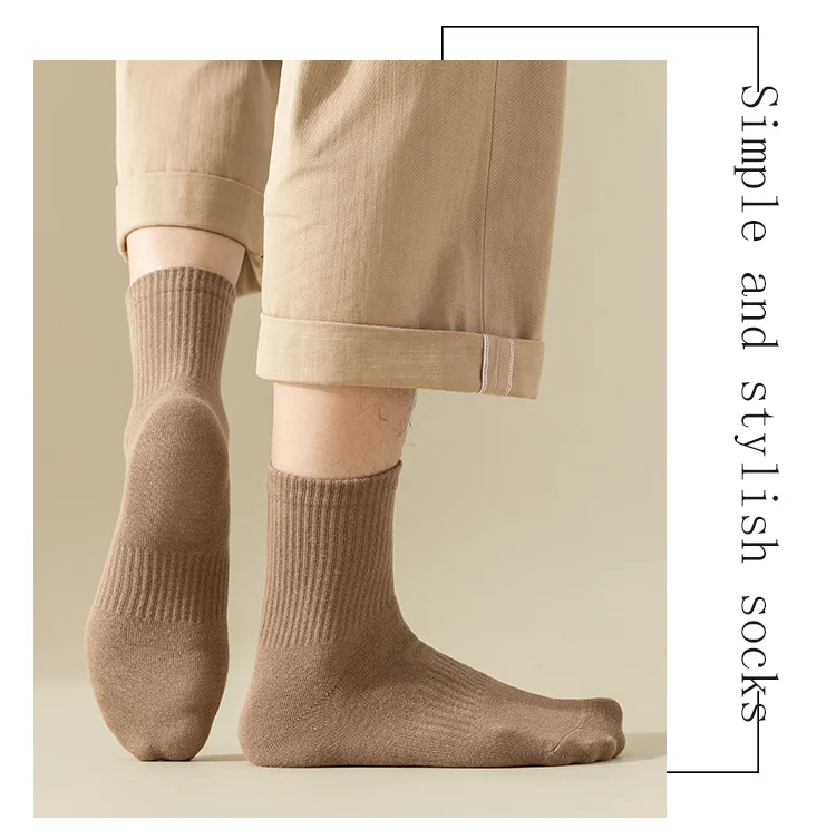 Wholesale Factory Manufacture No Minimum Order Men’s Socks with Custom Logo