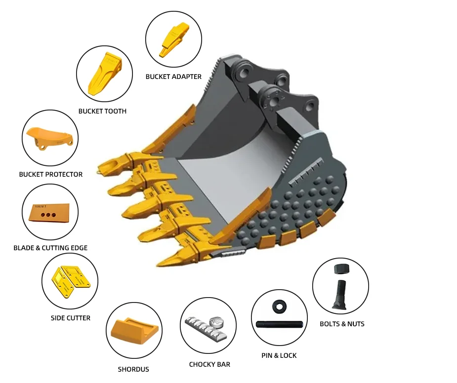 China Manufacturer G.e.t Parts Excavator Bucket Tooth Adapter 6i6464 ...
