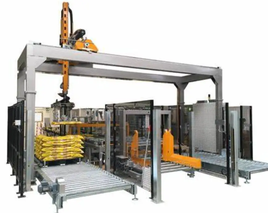 case erector packer sealer conveyor palletizer pallet dispenser packing ...