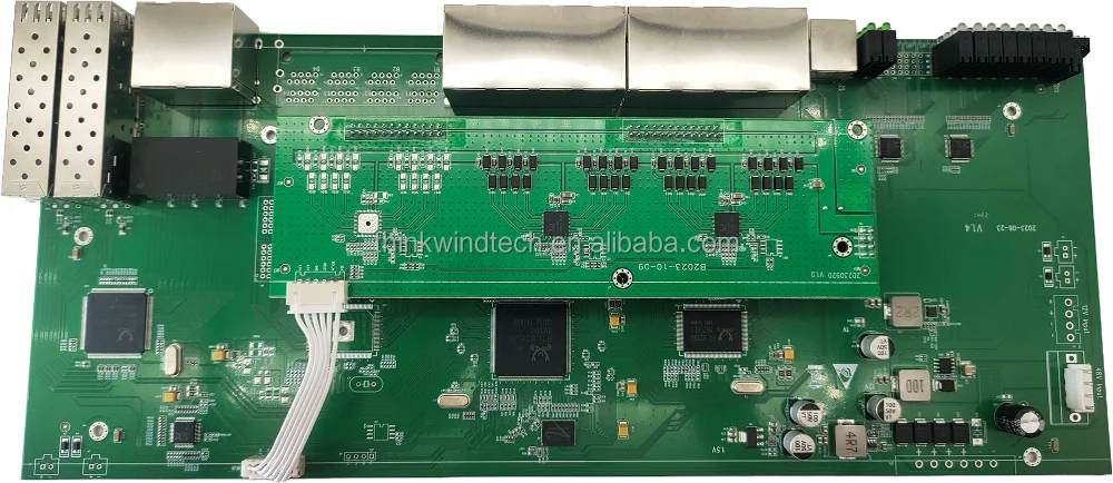 Pcba For Managed Poe Switch 16 Port 10/100/1000mbps Ethernet Poe Switch ...