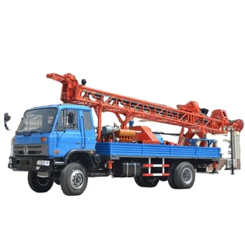 Gl-iii Truck Diesel Engine Borehole Water Well Drilling Rig Machine ...