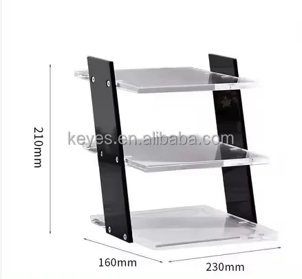 Eyeglasses Acrylic Display Shelf Jewelry Display Organizer Multi-tiers ...