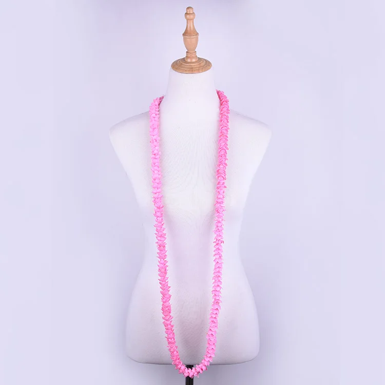 Wholesale Factory Supplier HL00026A 4color Artificial Silk Pikake Lei