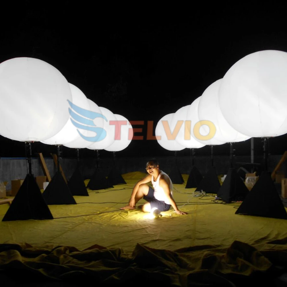 1.5m Dia Inflatable Tripod Balloon Inflatable Led Lighting Stand ...