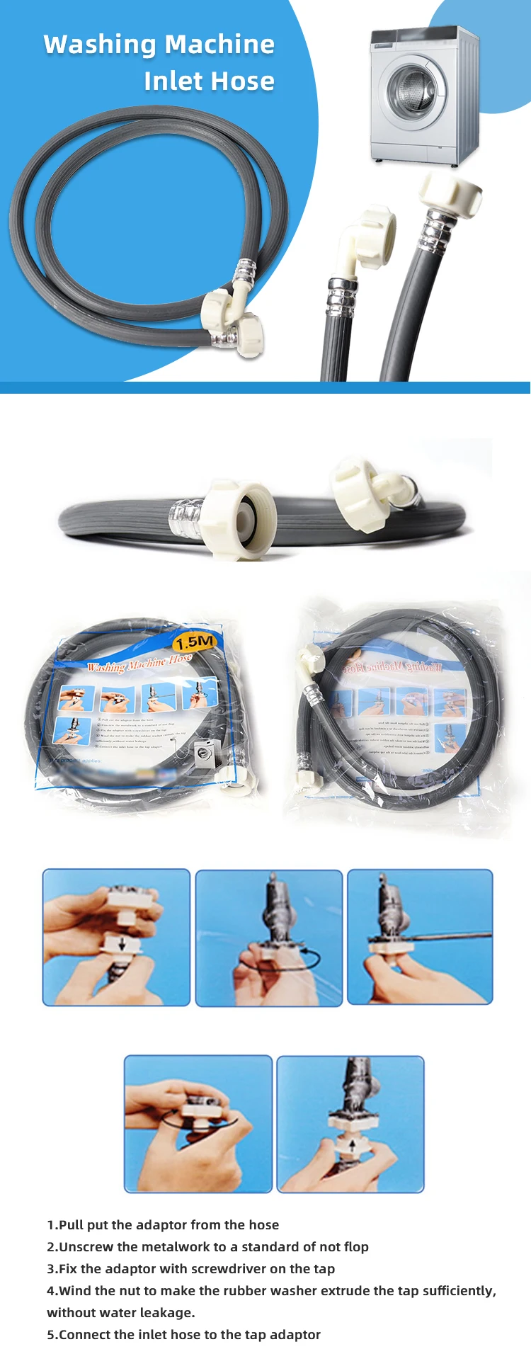 Washing Machine Inlet Hose - DABUND PIPE Quality & Durability