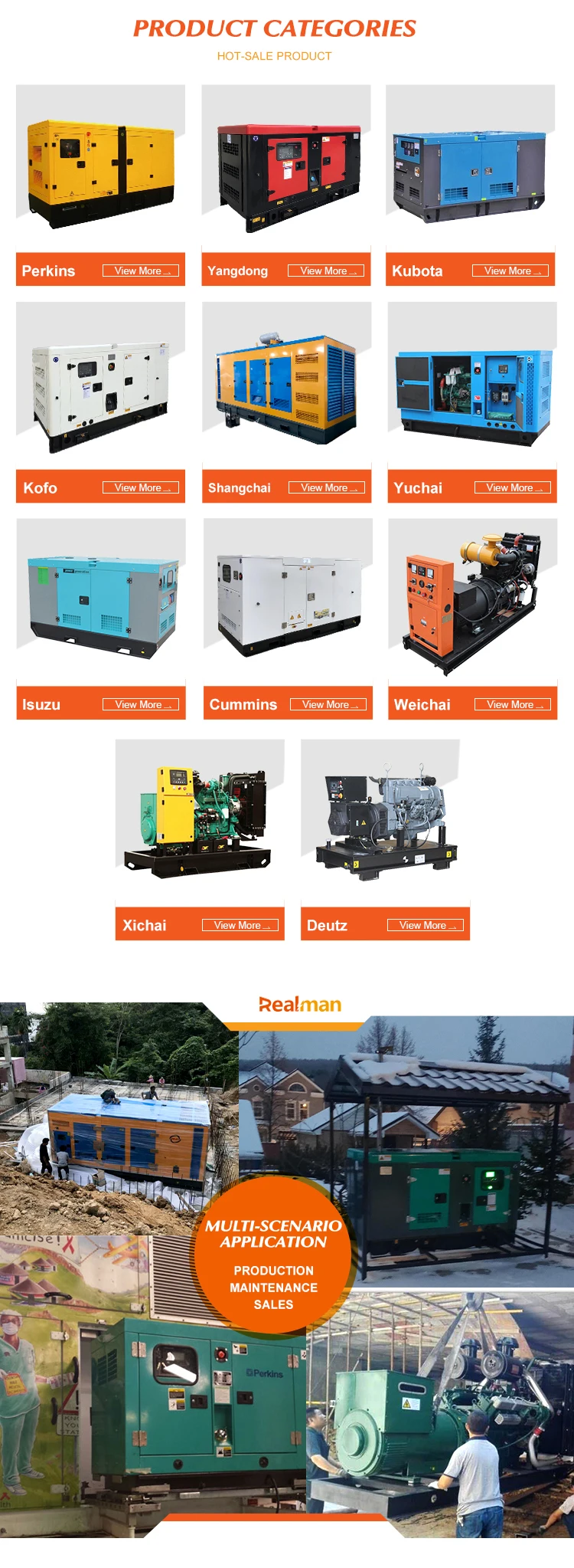 Engine 40kva Commercial Diesel Generator 35kw Low Fuel Consumption ...