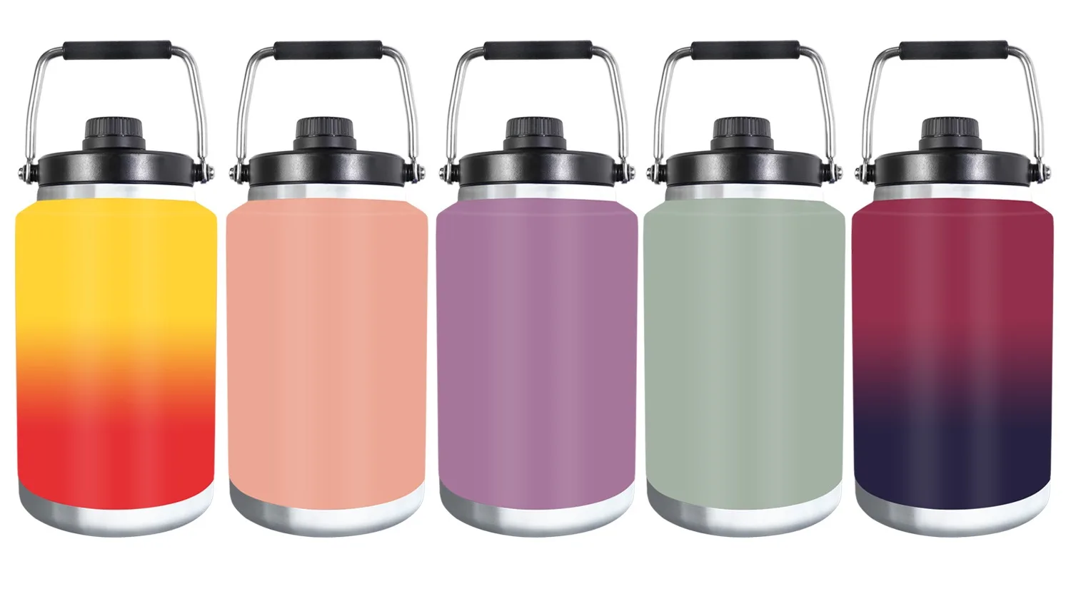 Factory Wholesale Tripple Insulated Beer Growler One Gallon Vacuum ...