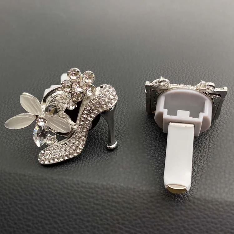 Bling Rhinestone Car Decoration - Perfume Clip Air Freshener