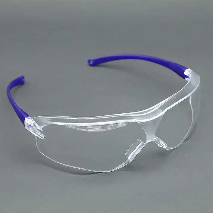 Transparent PC Safety Goggles Integrated Nose Bridge Rimless Design ...