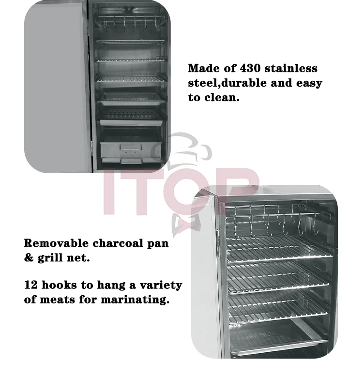 Industrial Meat Charcoal Smokers - Multi Purpose Ovens
