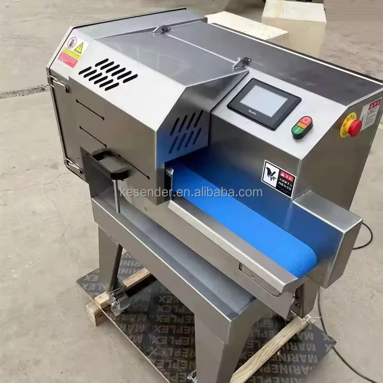 Fully Automatic Meat Slicing Machine Cheese Slicer Cooked Meat Cutter ...