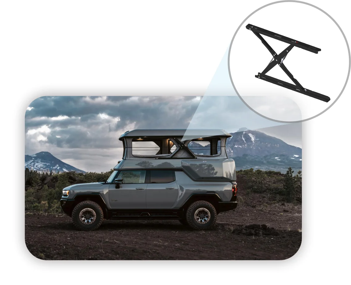 Cartuator Electric Roof Lift System P05 Is Designed For Caravans And ...