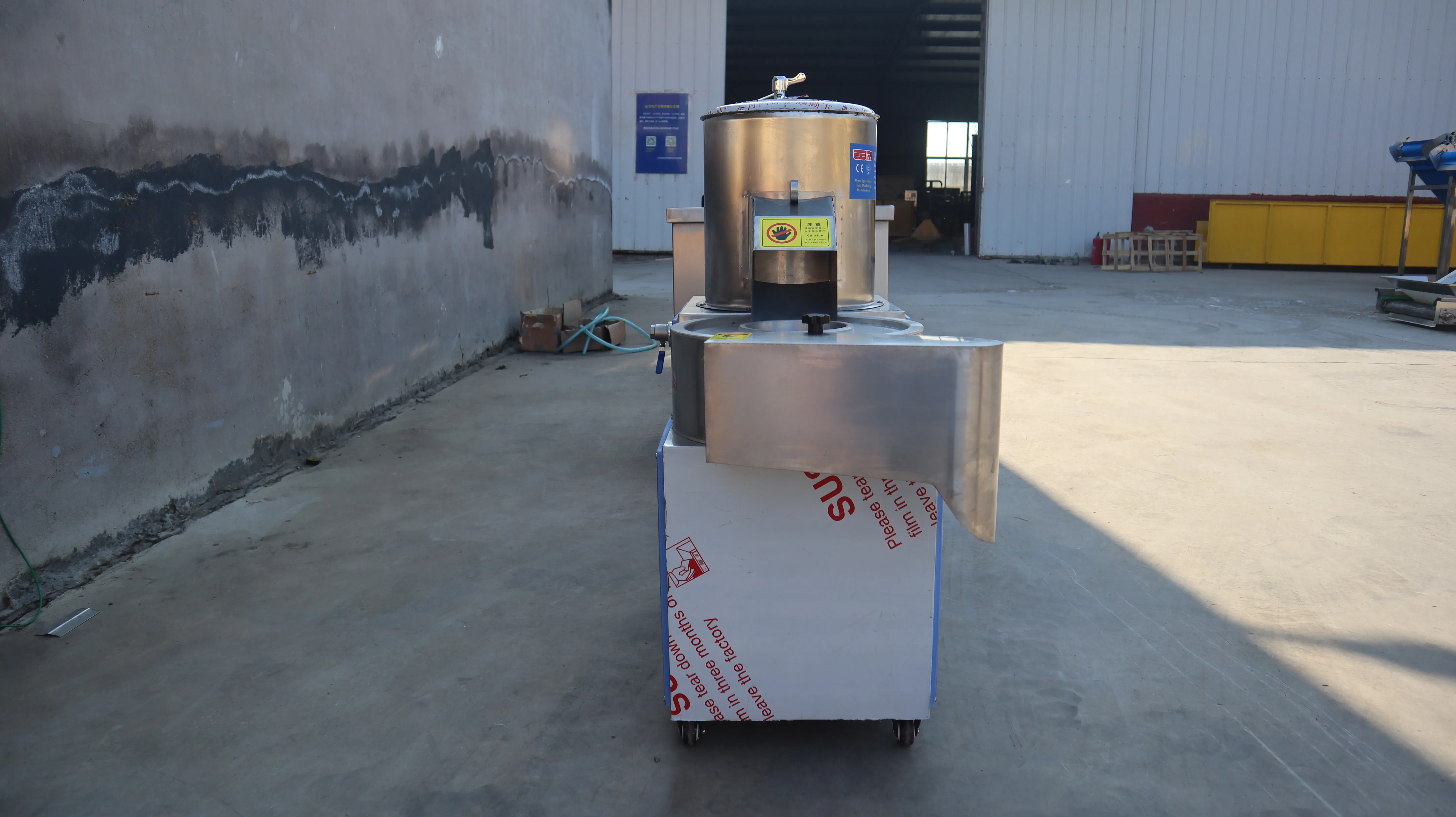 Easy To Operate Industrial Potato Chips Cleaning Peeling And Cutting ...