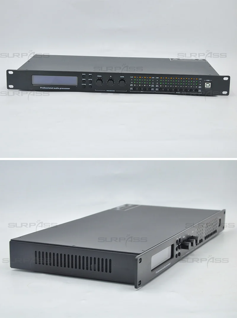 Professional Audio System Digital Audio Matrix Processor 4 In 8 Out With Fir Dynamic Eq - Buy ...