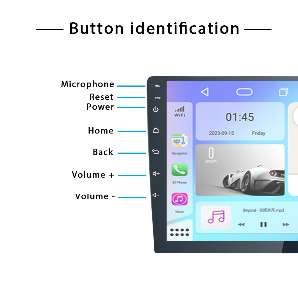 Autoradio 2 Din Android Autoestereo For Honda Civic 2006-2011 With ...