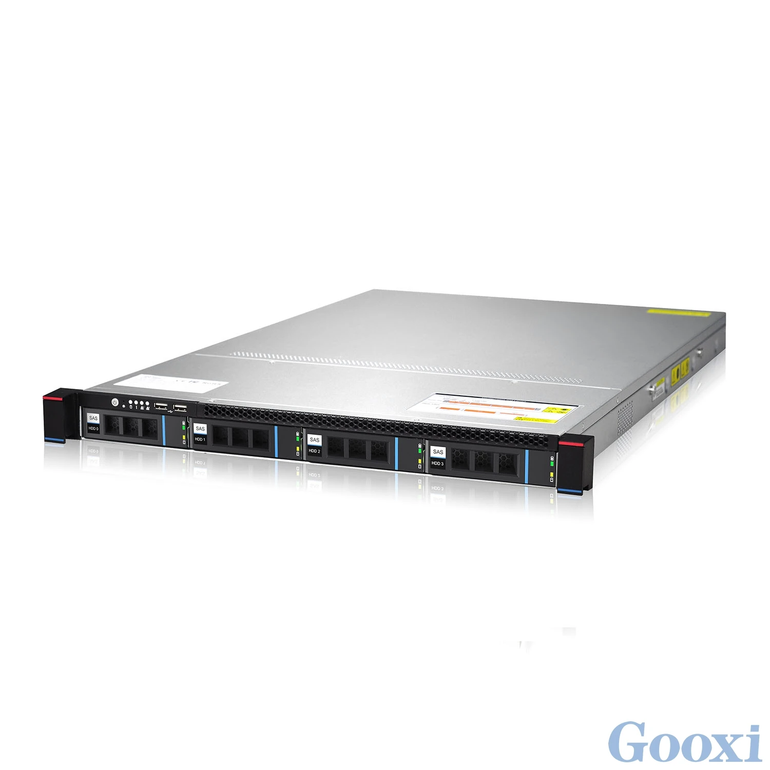 1U Rackmount Server Chassis with 670mm Depth - Ideal for Datacenters
