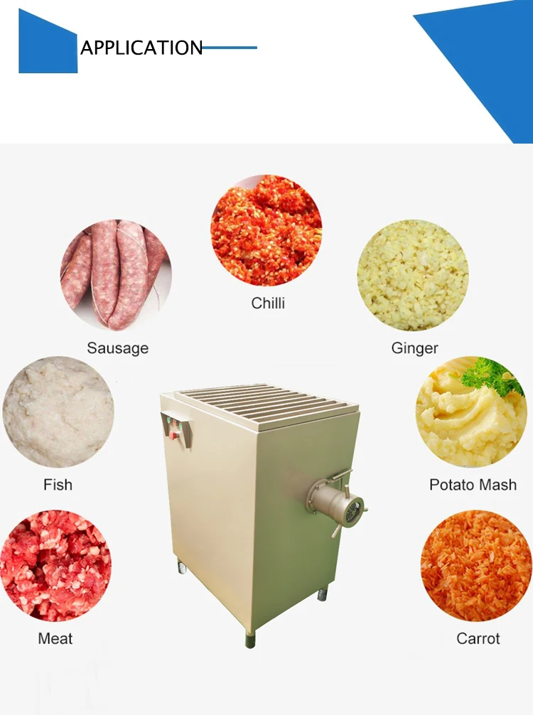 HUAGANG Electric Commercial Meat Chopper Grinder Machine Mincer ...