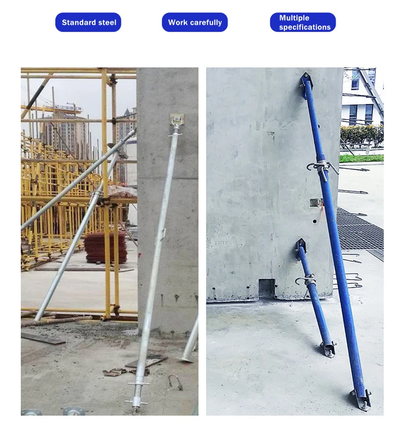 Factory Push Pull Metal Props Scaffolding Shoring Adjustable Steel Prop ...